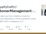 Github Adityakshettri Customermanagement With Spring Rest Apis Using