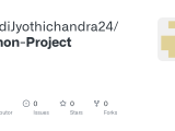 Github Bandijyothichandra24 Python Project