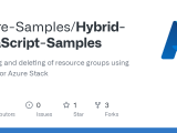 Github Azure Samples Hybrid Javascript Samples Creating And Deleting
