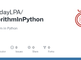 Github Sundaylpa Algorithminpython Algotithm In Python