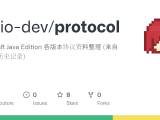 Github Mcio Dev Protocol Minecraft Java Edition 各版本协议资料整理 来自 Wiki