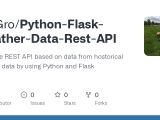 Github Fibgro Python Flask Weather Data Rest Api Build The Rest Api