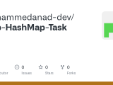 Github Mohammedanad Dev Map Hashmap Task