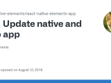 Update Native And Web App Issue 89 React Native Elements React