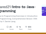 Github Jsquared21 Intro To Java Programming Solutions To Programming