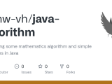 Github Sonw Vh Java Algorithm Practicing Some Mathematics Algorithm