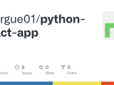 Github Margue01 Python React App