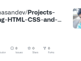 Github Razamdhasan6 Projects Using Html Css And Javascript