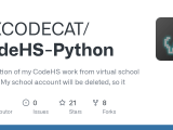 Github Ibxcodecat Codehs Python A Collection Of My Codehs Work From