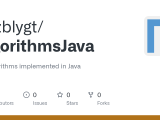 Github Linzblygt Algorithmsjava All Algorithms Implemented In Java