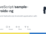 Github Nativescript Sample Androidx Ng Hello World Nativescript