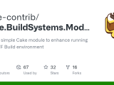 Github Cake Contrib Cake Buildsystems Module Cake A Simple Cake