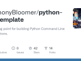Github Anthonybloomer Python Cli Template A Starting Point For