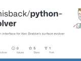 Github Elmisback Python Evolver A Python Interface For Ken Brakke S