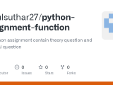 Python Assignment Function Function Assignment 4 Ipynb At Main
