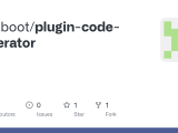 Github Maliboot Plugin Code Generator