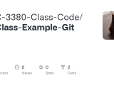 Github Csc 3380 Class Code In Class Example Git
