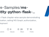 Github Azure Samples Ms Identity Python Flask Tutorial A Python