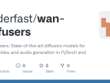 Github Coderfast Wan Diffusers рџ Diffusers State Of The Art
