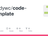Github Voidywc Code Template