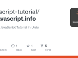 Issues Javascript Tutorial Ur Javascript Info Github