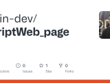 Github Lenin Dev Scriptweb Page
