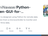 Github Rushinavase Python Driven Gui For Microcontroller Data
