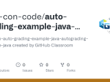Github App Con Code Auto Grading Example Java Leejinheon App Con
