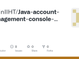 Github Naviniiht Java Account Management Console Template