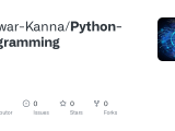 Github Eshwar Kanna Python Programming