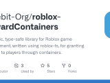 Github Bytebit Org Roblox Rewardcontainers A Generic Type Safe
