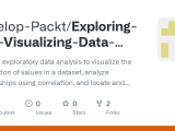 Github Develop Packt Exploring And Visualizing Data With Python