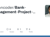 Github Thehncoder Bank Management Project Using Python