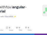 Github Boxwithfox Angular Tutorial Created With Stackblitz вљўпёџ
