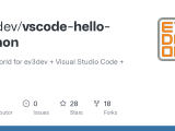 Github Ev3dev Vscode Hello Python Hello World For Ev3dev Visual