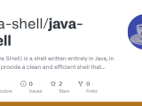 Github Java Shell Java Shell Jsh Java Shell Is A Shell Written
