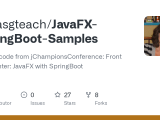Github Gailasgteach Javafx Springboot Samples Project Code From