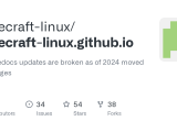 Github Minecraft Linux Minecraft Linux Github Io Readthedocs Updates