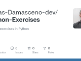 Github Lucas Damasceno Dev Python Exercises My First Exercises In Python