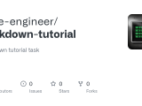Github Code Engineer Markdown Tutorial Markdown Tutorial Task