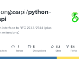 Github Pythongssapi Python Gssapi A Python Interface To Rfc 2743