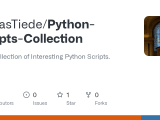 Github Niklastiede Python Scripts Collection рџ њ A Collection Of