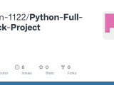 Github Tarun 1122 Python Full Stack Project