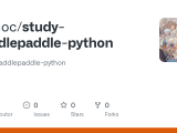 Github Techoc Study Paddlepaddle Python Study Paddlepaddle Python