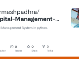 Github Dharmesh Padhra Hospital Management System Using Python