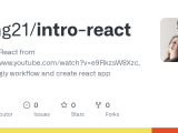 Github Smg21 Intro React Intro To React From Https Www Youtube