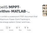 Github Akobell5 Mppt Algorithm Matlab Simulation The Repo Contain A
