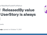 Releasedby Value Of A Userstory Is Always Null Issue 181