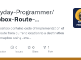 Github Everyday Programmer Mapbox Route Navigation For Android Using