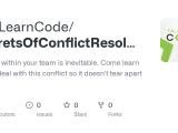 Github Talelearncode Secretsofconflictresolution Secrets Of Conflict